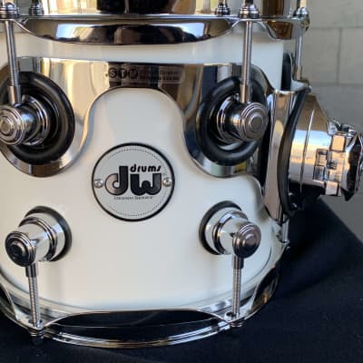 DW Design Series 7x8" Rack Tom in Gloss White (Open | Reverb Australia