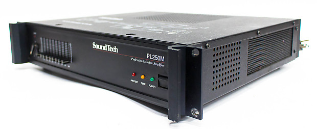SoundTech PL250M Professional Monitor Power Amplifier with | Reverb UK