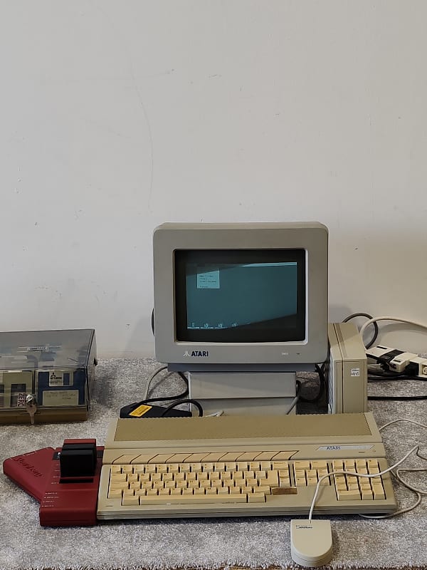 Atari 520 STE Music Production System w/ SM124 Monitor, | Reverb UK