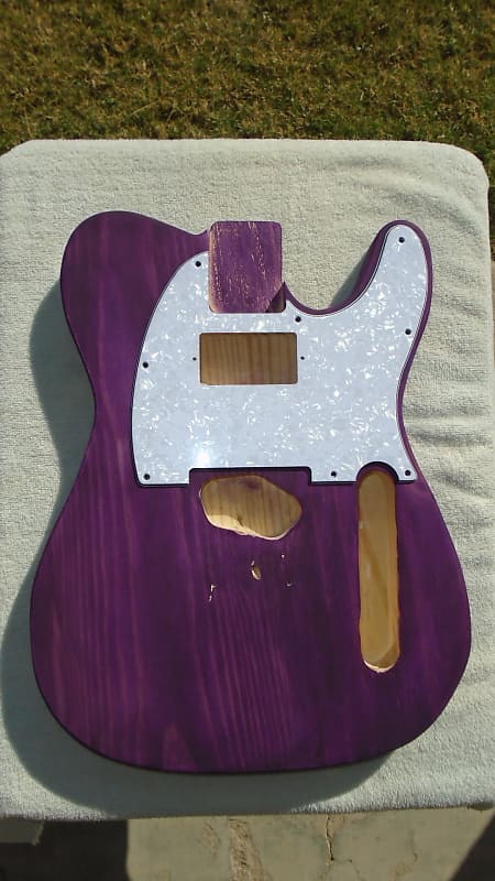 Telecaster body SH - Purple stain | Reverb