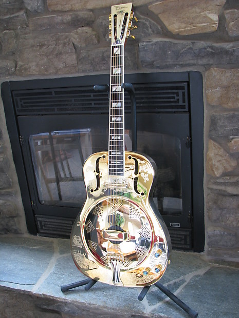 Dean Resonator RESCG-G, Very Rare 'All Gold' Version, W/Hard | Reverb