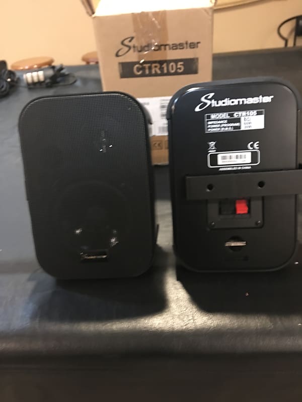 Studiomaster CTR105 install speakers (pair) with mounts | Reverb