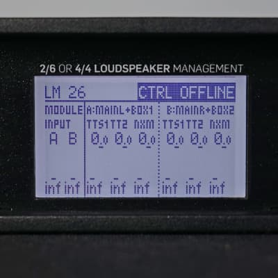 Lab Gruppen Lake LM 26 Digital Audio Loudspeaker Processor W/ | Reverb
