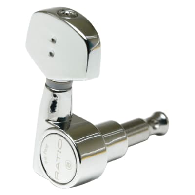 Graph Tech Ratio Locking Tuners 3+3 Chrome | Reverb