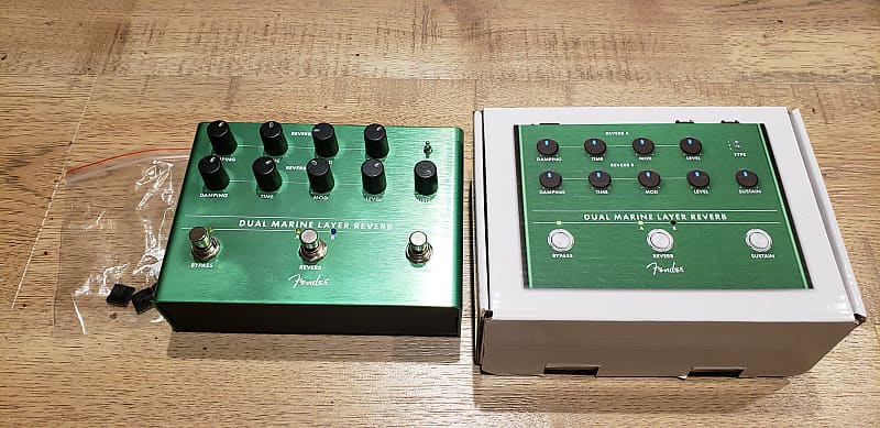 Fender Dual Marine Reverb - Green | Reverb