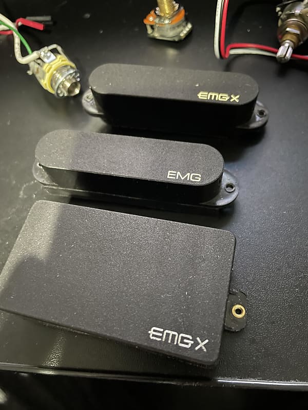 EMG SA-X, SLV, 81-X w/ solderless install 2022 - Black | Reverb