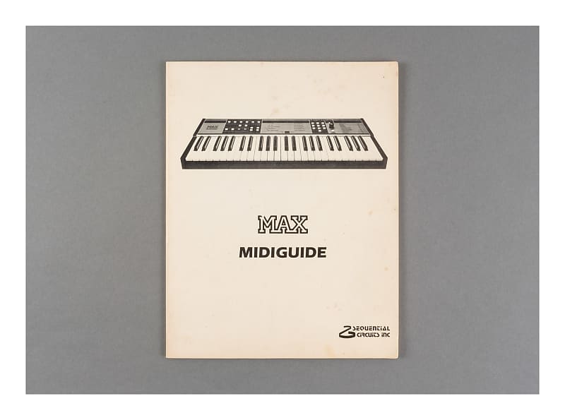 Sequential Circuits MAX Midiguide [USED] | Reverb UK