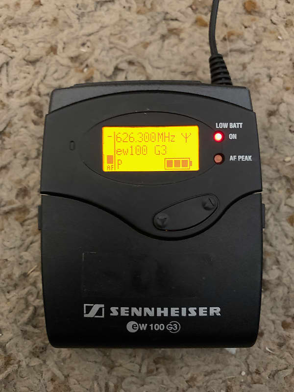 Sennheiser EW100 G3 B 626-668 wireless microphone bodypack | Reverb
