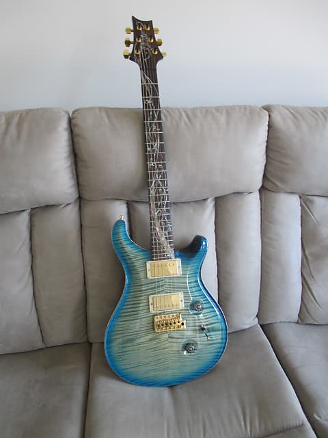 PRS Custom 24 Limited Edition Tree Of Life 2011 - Makena Blue | Reverb