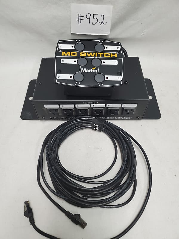 Martin MC Switch 6 Channel Complete Lighting Controller | Reverb