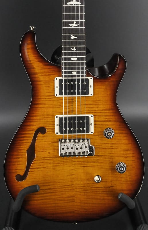 PRS CE 24 Semi-Hollow Burnt Amber Sunburst #1594 | Reverb