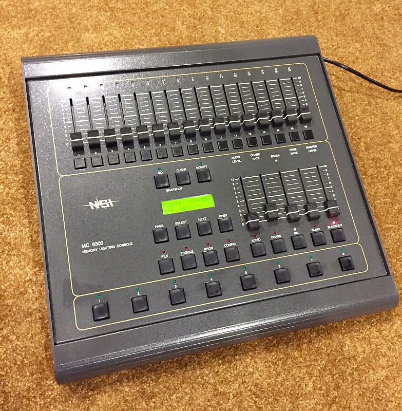 NSI MC 6300 Memory Lighting Console 16 Channel MIDI/Microplex | Reverb