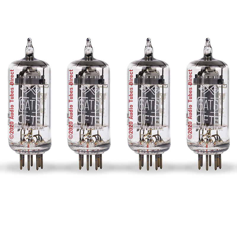 4 New Old Stock Military Grade CIFTE 6AT6 preamp tubes | Reverb