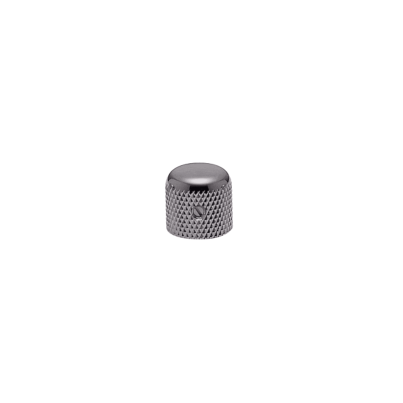 VK1-19 Domed Telecaster Replacement Knob-Black Chrome (Cosmo) | Reverb