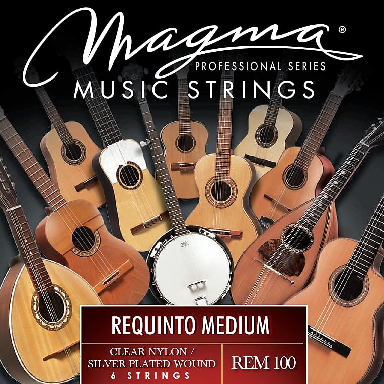 Magma REQUINTO Guitar Strings Medium Tension Clear Nylon - | Reverb