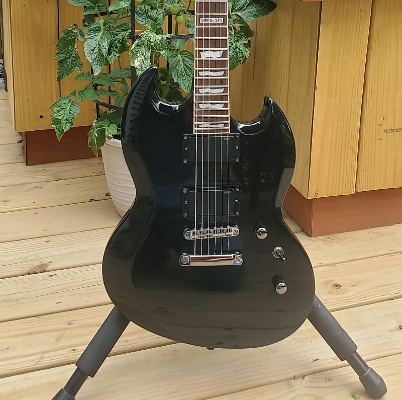 ESP LTD Viper-330 2011 - Black | Reverb