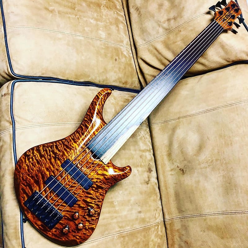 Roscoe SKB - 6 String Fretless 2019-2020 Exhibition grade | Reverb