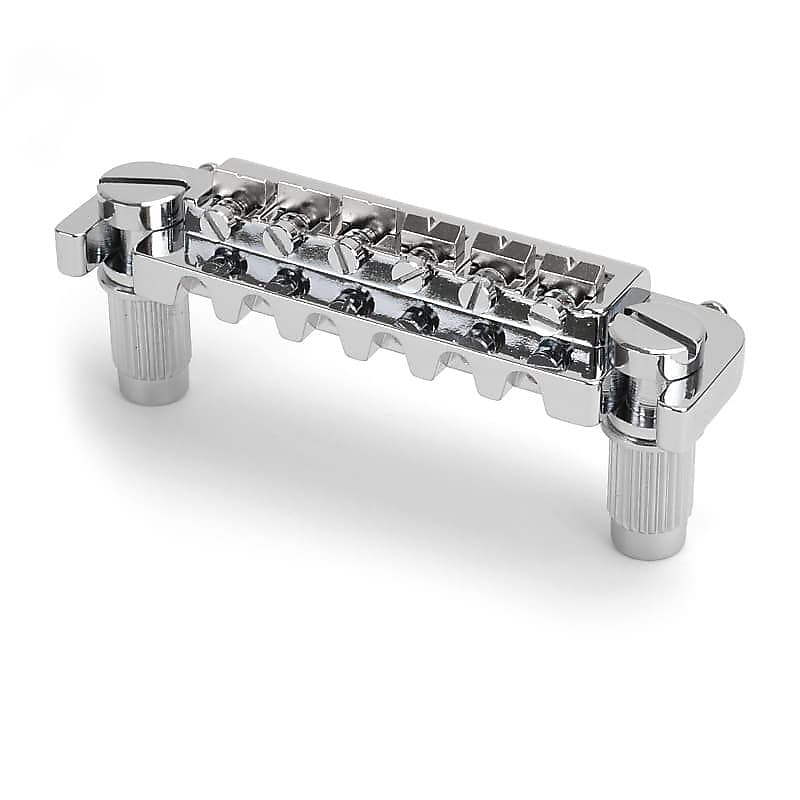 Golden Age Adjustable Wraparound Bridge, Chrome | Reverb