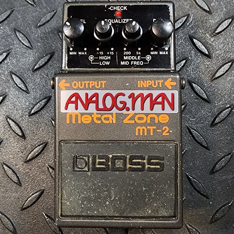 Boss Modded MT-2 Metal Zone Analogman Pro Mod Metal | Reverb