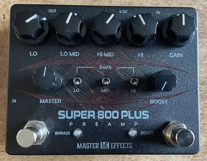 Master Effects Super 800 Plus - Bass Guitar Preamp | Reverb