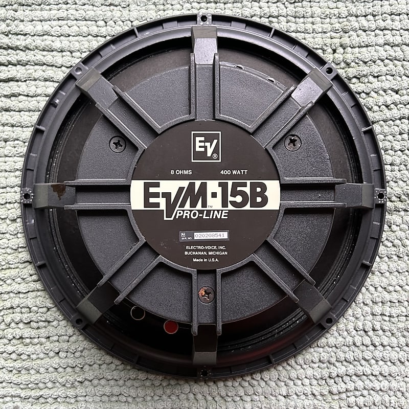 Electro-Voice EVM 15B Pro Series 8 Ohm 15” Subwoofer Speaker | Reverb