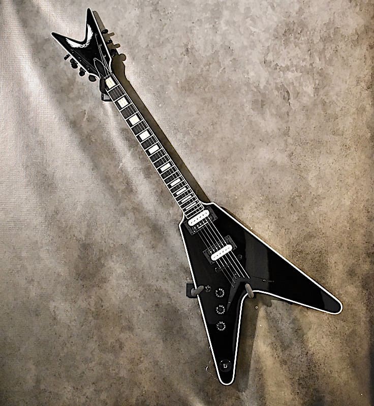 Dean Left Handed V Select 2019 Classic Black Lefty Guitar | Reverb