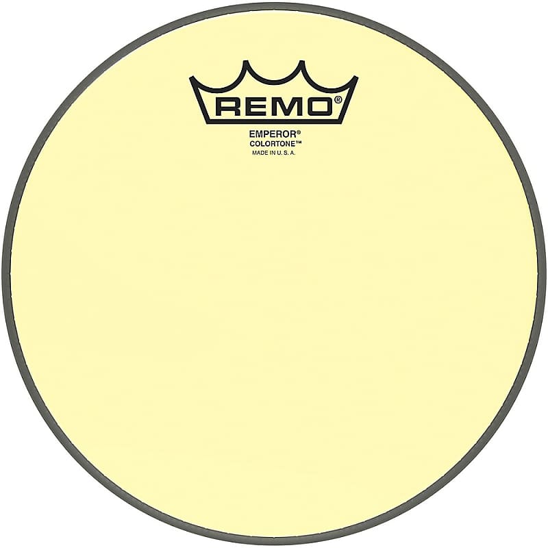 Remo Emperor Colortone Yellow Drum Head 8 in. | Reverb