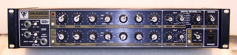 Pearce G2R Stereo Guitar Amplifier Rackmount 1989-1999 - | Reverb