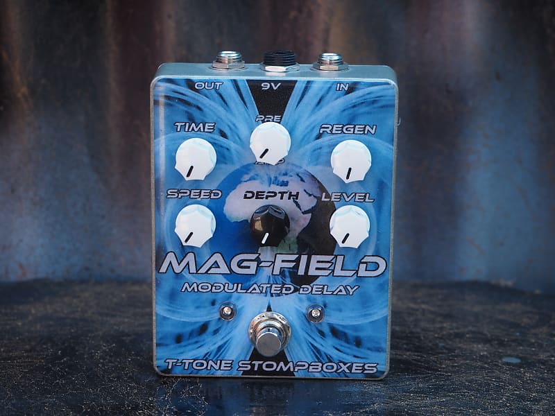 T-tone Stompboxes Mag-Field Modulated Delay | Reverb