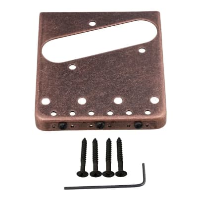 Tele Telecaster Style Vintage Ashtray Guitar Bridge in Red | Reverb