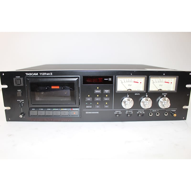 Tascam 112R MKII Professional Rack Mount Tape Player - For | Reverb