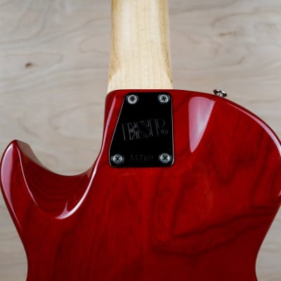 ESP Custom Order S-E925 Single Cut Bass 1998 See-Thru Red | Reverb