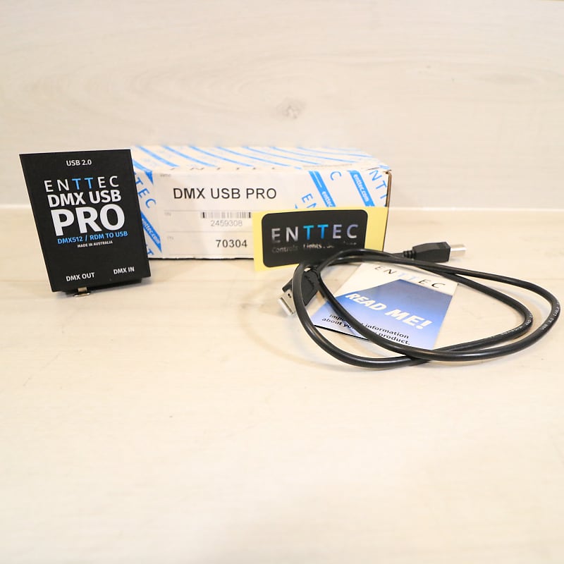 Enttec DMX USB Pro 512-channel USB DMX Interface | Reverb