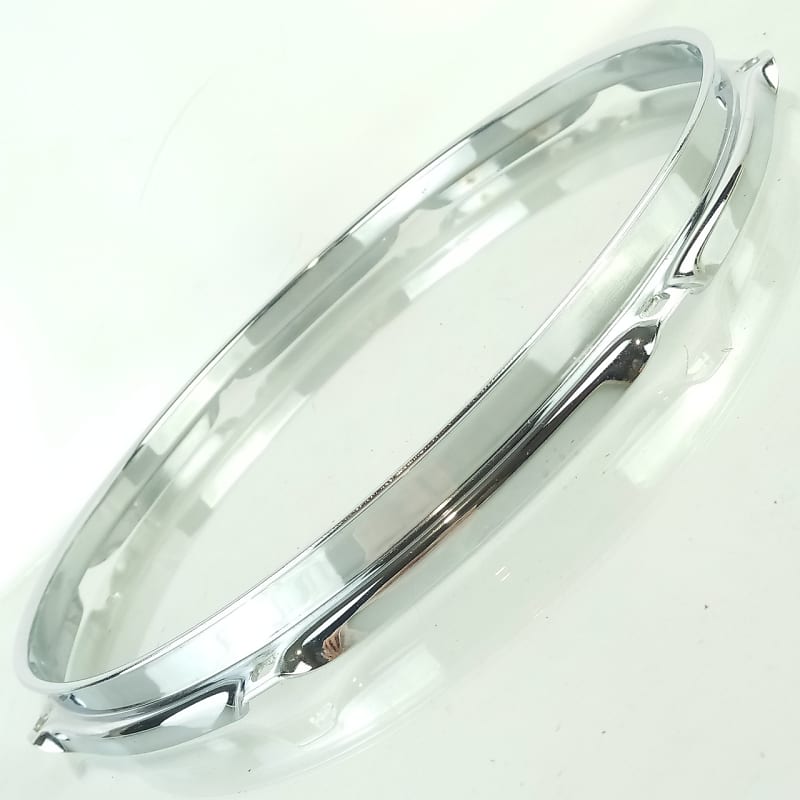 Ludwig 13"8Lug 2.3mm Snare/Tom Drum Batter Rim/Hoop Chrome | Reverb
