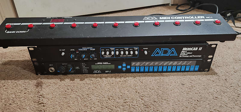 A/DA MP-2 midi tube guitar preamp & MC-1 (read description) | Reverb