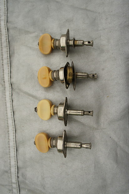Vintage Grover banjo tuners ivory | Reverb