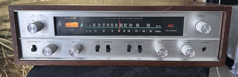 Vintage Claricon 36-380A Solid State AM/FM Stereo Receiver | Reverb