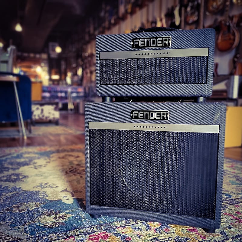 Fender Bassbreaker 007 Tube Head and BB-12 Cabinet Stack | Reverb