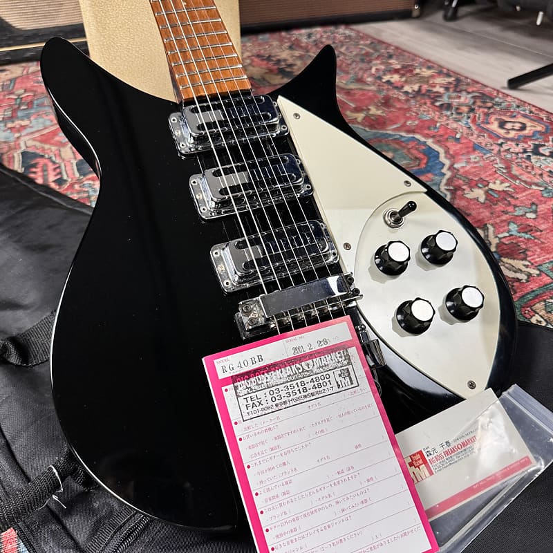 Tokai Rickenbacker 350 Style RG 40BB Jetglow 3 Toaster | Reverb Canada