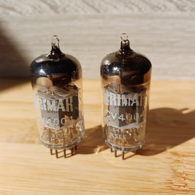 Super rare 1965 NOS MULLARD CV4004 BOX PLATE matched pair | Reverb