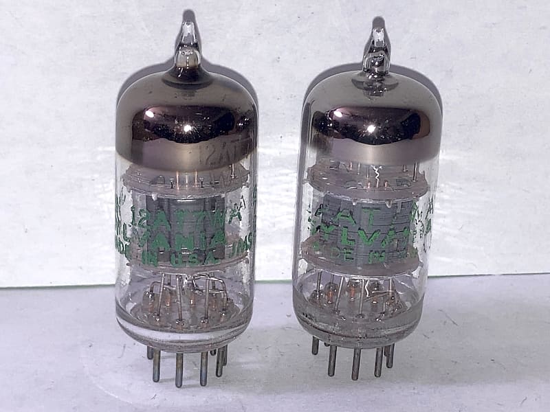 1960's Sylvania 12AT7 12AT7WA ECC81 JAN Mil-Spec Tubes, | Reverb