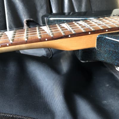 Jackson KE3 Kelly 1997 Blue Sparkle Flake Reverse | Reverb