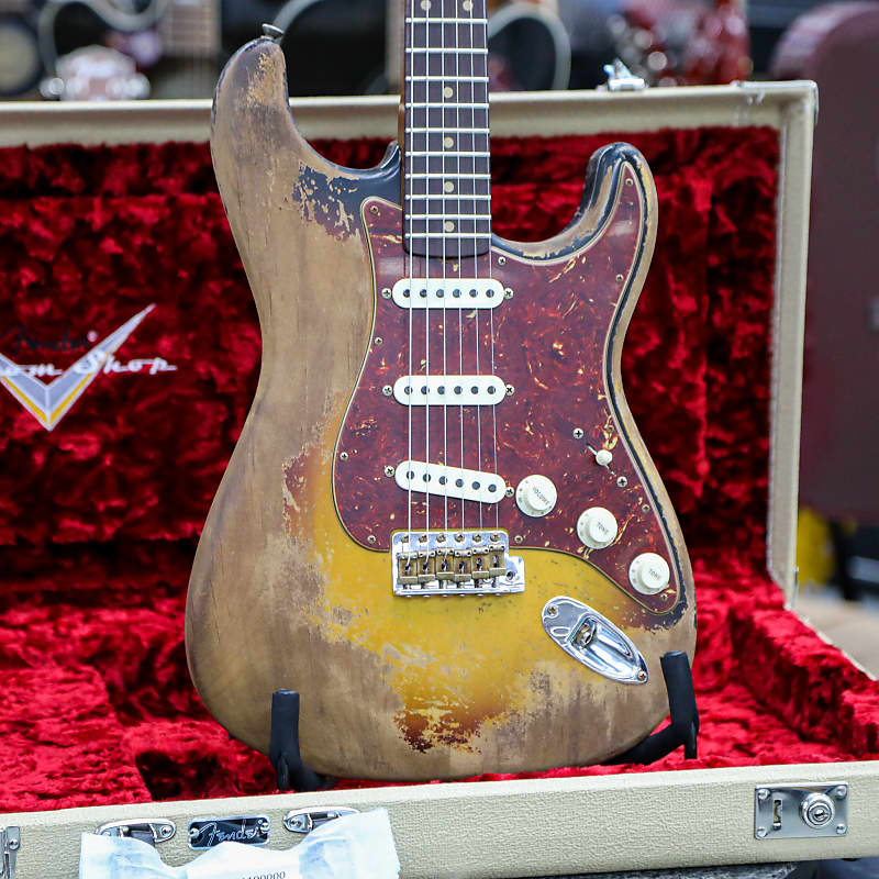 FENDER 1961 Roasted Strat Super Heavy Relic 3-Color Sunburst | Reverb