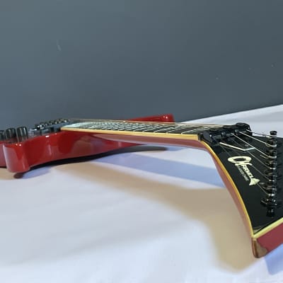 1986-87 Charvel Jackson Model 6 Neck Thru Ferrari Red 6 | Reverb