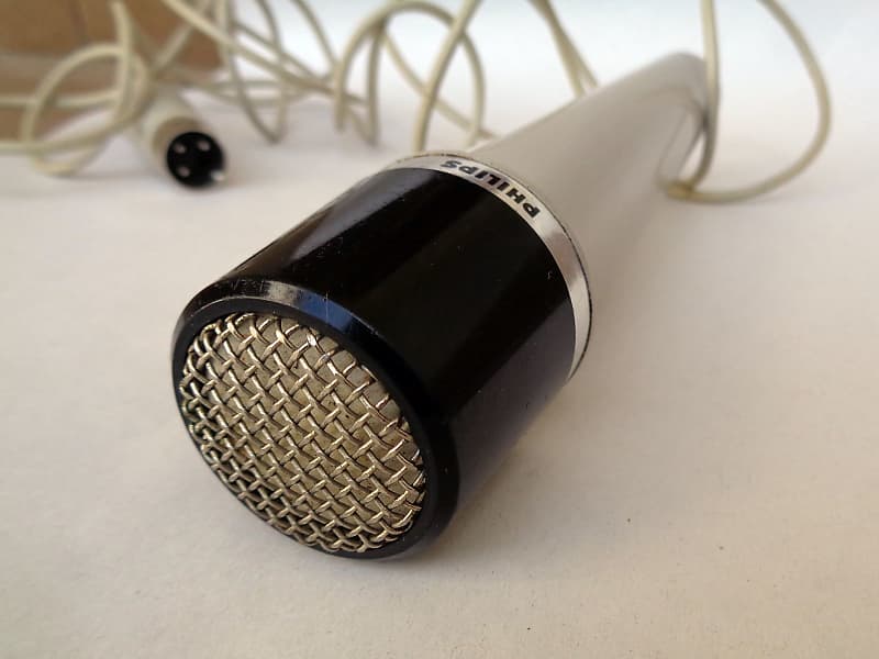 Vintage Philips N8 207/00 Microphone mic Made in Holland | Reverb