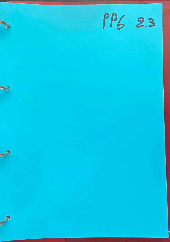 PPG 2.3 Waldorf Manuale utente | Reverb