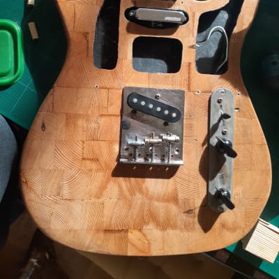 BadBrian Custom Handmade Reclaimed Wood Telecaster | Reverb Canada