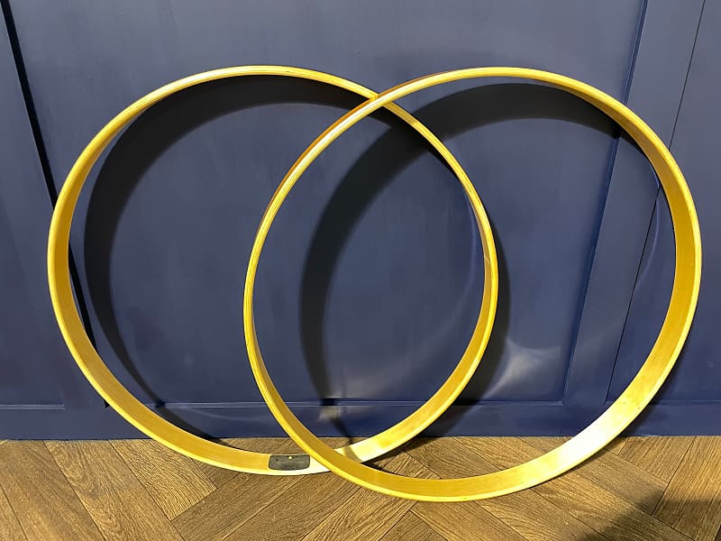 Pearl Vision Bass Drum 22” Wooden Hoops Rims Hardware | Reverb UK