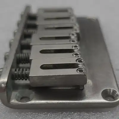 Aged Relic Nickel Gotoh Non-tremolo Hardtail Bridge 2-1/16" | Reverb
