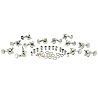 Grover 305C Mid-Size Rotomatic Tuners - 3+3 - Chrome (3-pack) | Reverb